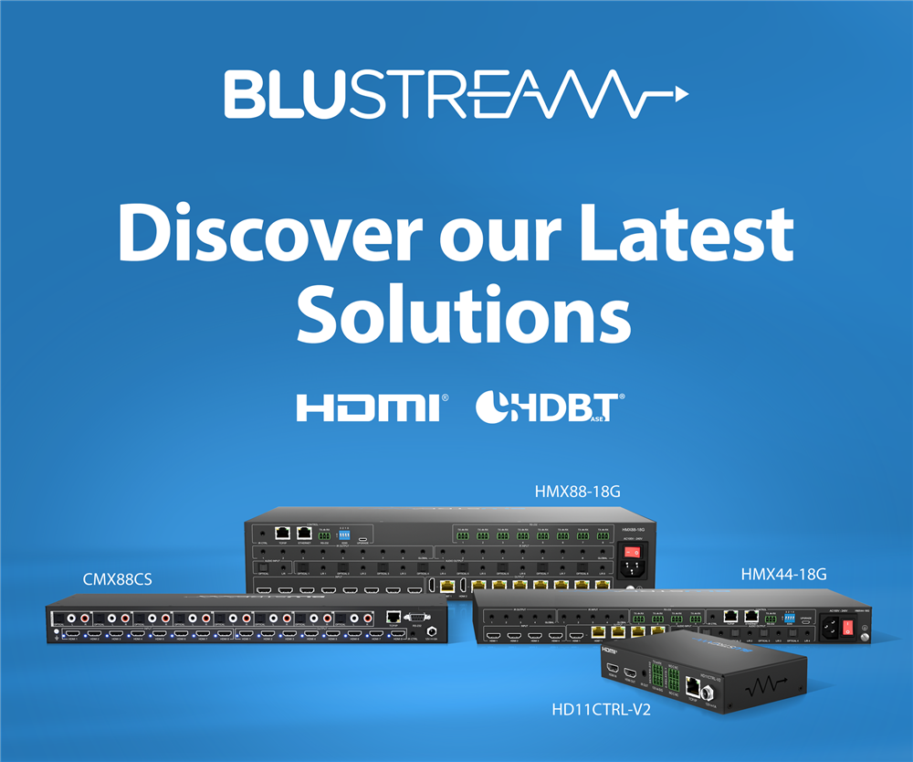 New solutions available from Blustream!. Blustream