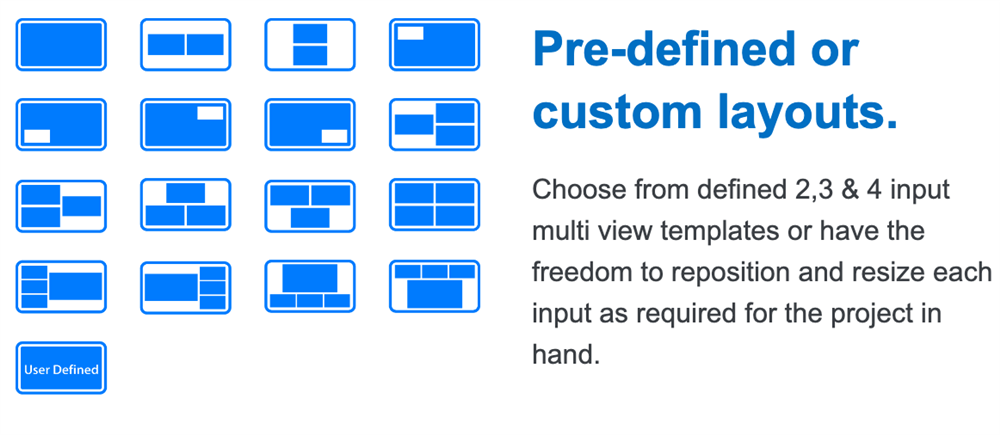 In Stock. New Advanced 4-way Multiview switcher from Blustream!. Blustream