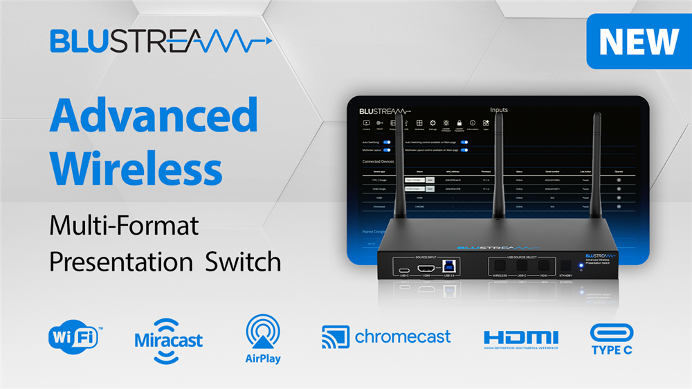 Introducing the NEW WMF72 from Blustream!. Blustream